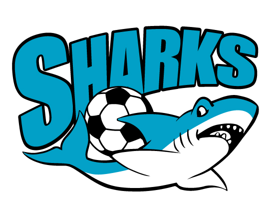 Sharks Soccer Logo